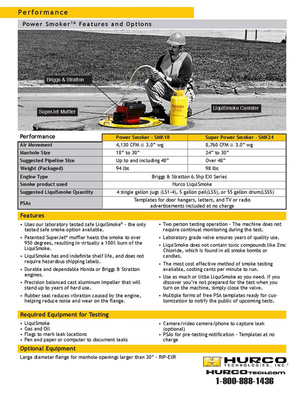 HURCO POWER SMOKER WITH LIQUISMOKE - Jet-Vac Equipment Company