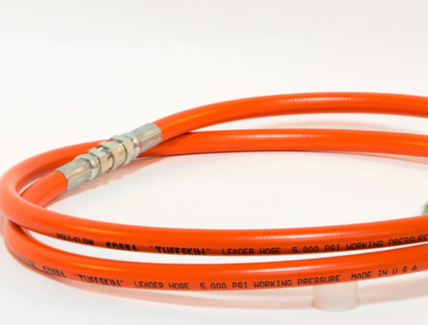 SAFETY LEADER HOSE ORANGE 1/2" X 10' - Jet-Vac Equipment Company